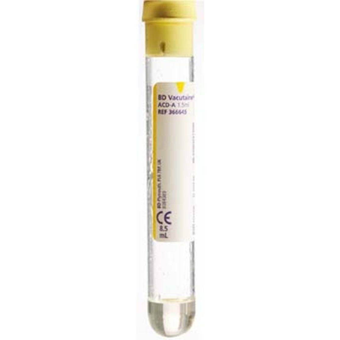 BD Vacutainer 8,5 ml ACD-A gelbe Blutentnahmeröhrchen – UKMEDI