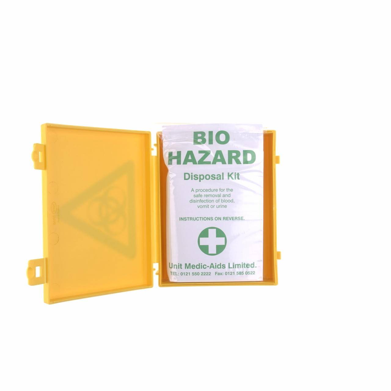 Biohazard-Entsorgungsset x 1 (verpackt) – UKMEDI